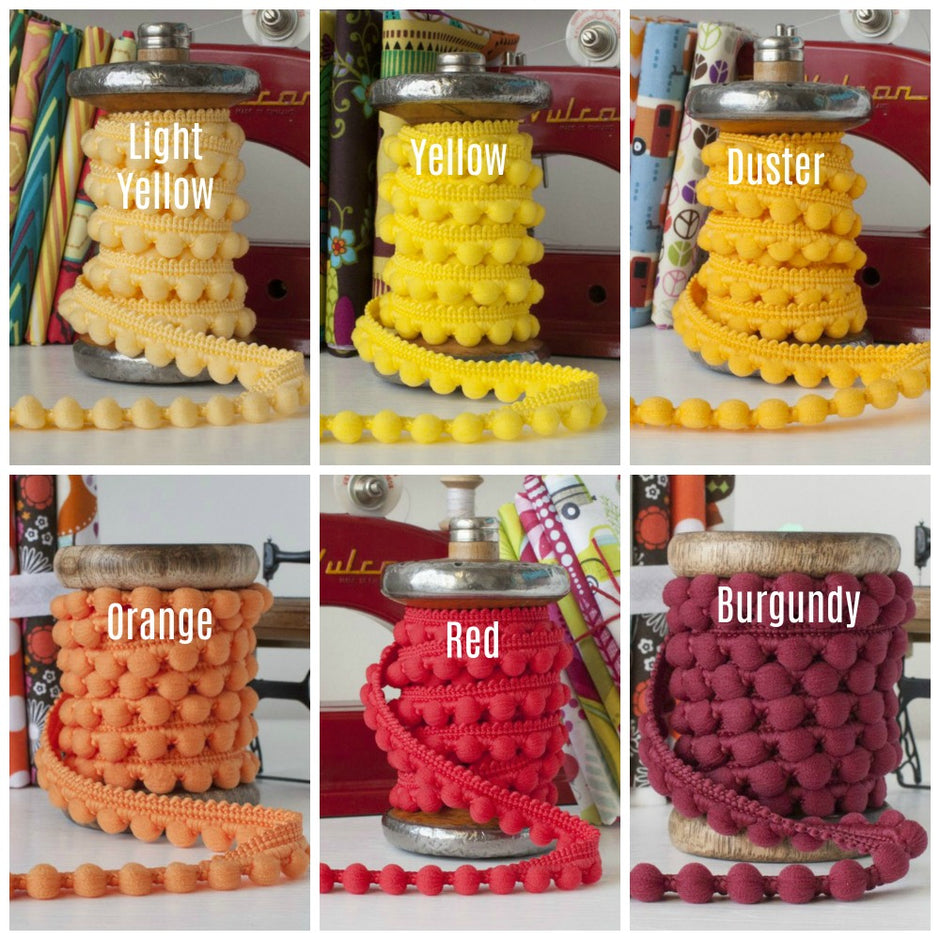 High Quality Pom Pom Trim – Frumble Fabrics