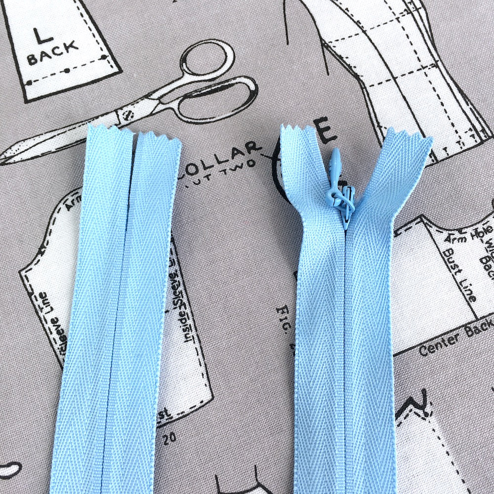 14" (36cm) Invisible Zips – Frumble Fabrics