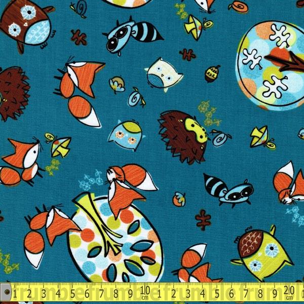 Frolicking Forest Blue Adventure Fabric by Camelot – Frumble Fabrics