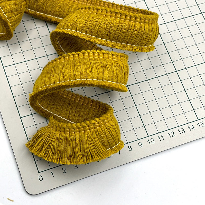 30mm Cotton Fringe Trim – Frumble Fabrics
