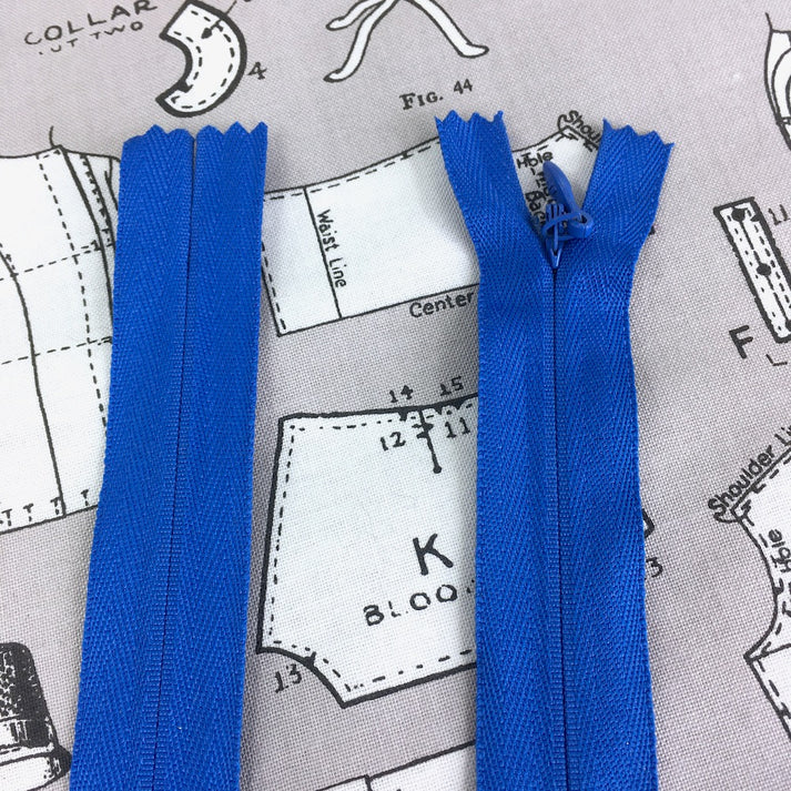 14" (36cm) Invisible Zips – Frumble Fabrics