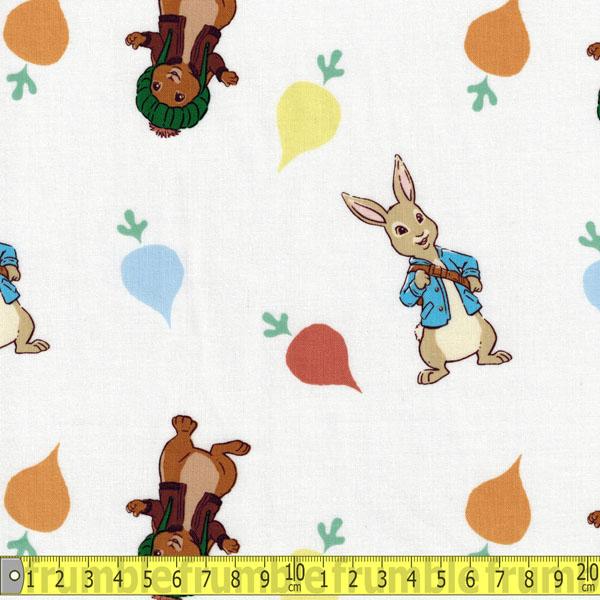 Peter Rabbit Rabbits and Radishes Toss Fabric by Springs Creative ...