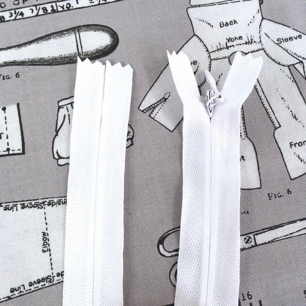 14" (36cm) Invisible Zips – Frumble Fabrics